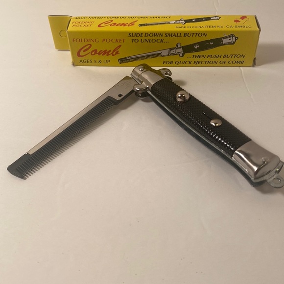 Accessories | Retro Novelty Switchblade Comb Hairdresser Or Rockabilly ...